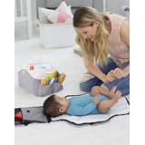 Skip Hop Nursery Style Light Up Diaper Caddy, Heather Grey - Walmart.com