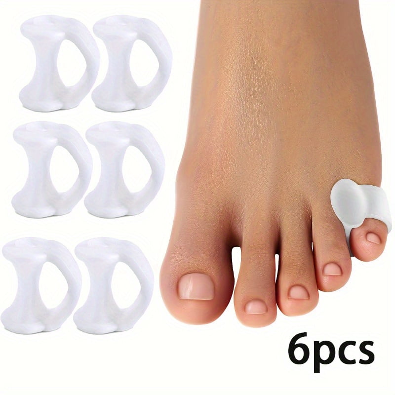 Click here for Qutetn 6pcs Silicone Toe Separators & Toe Cushion... prices