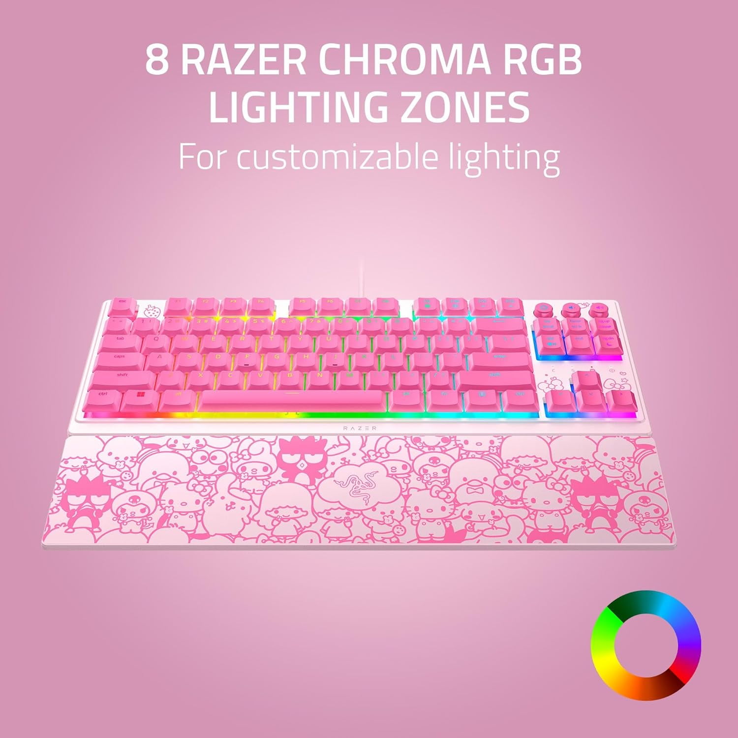 Teclado Alambrico Razer Ornata v3 Tenkeyless Hello Kitty and Friends ...
