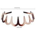 2026 Zigzag Headbands for Women, 2-Pack U-Shaped Hair Comb Headbands ...
