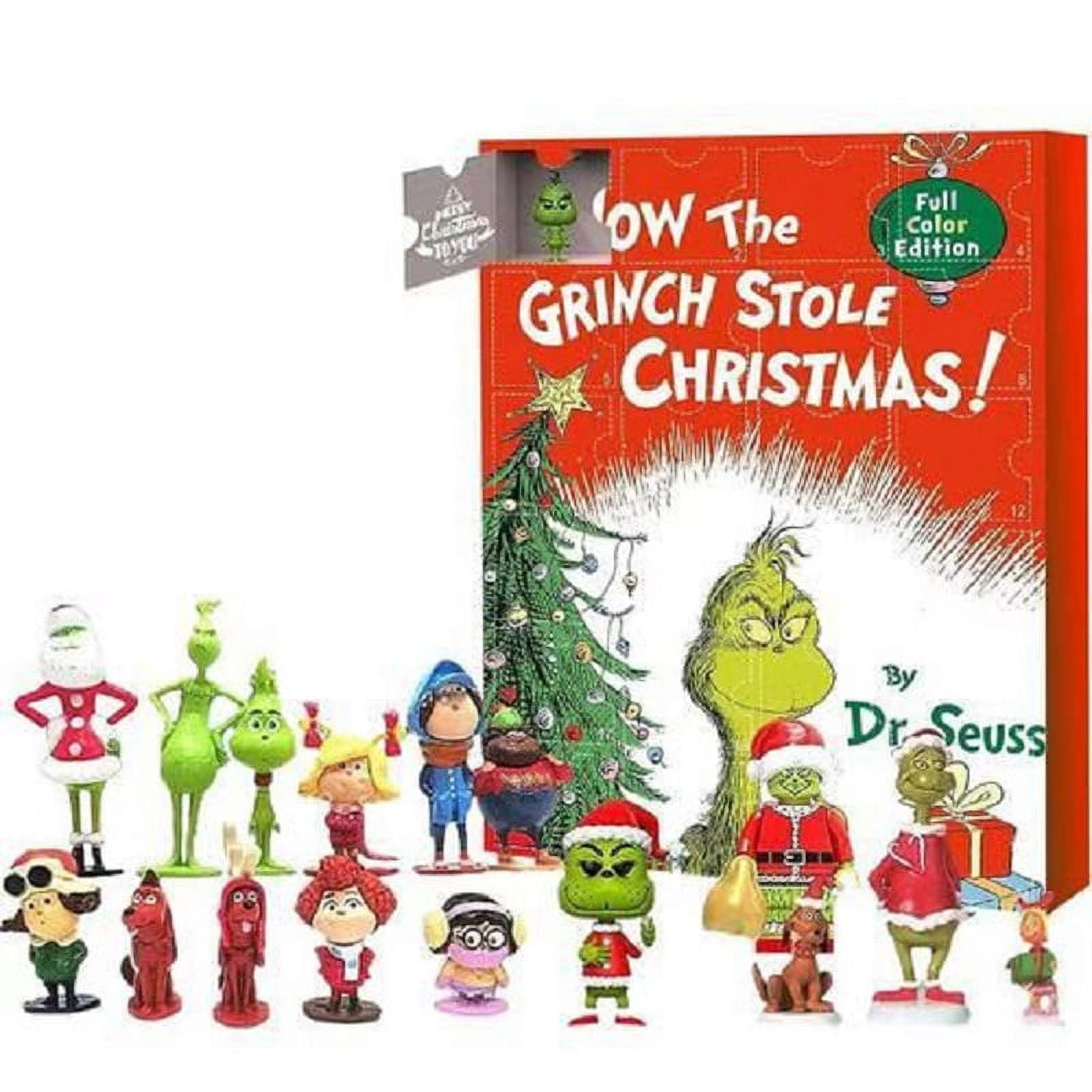 24 Days Cute Cartoon Elf Figures Doll Calendar Blindbox Grinch Panic ...