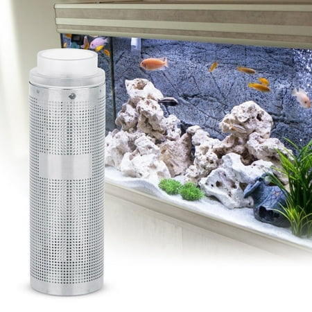 Aquarium Filter Cover,Stainless Steel Filter Water Aquarium Water Inlet ...