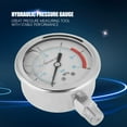 60mm Dial Air/Hydraulic Water Pressure Gauge, 0-60Bar/0-6MPa, 1/4" NPT Connector - Walmart.com