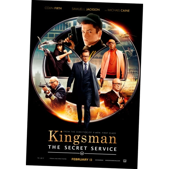 Kingsman Movie Poster 24in x36in Art Poster 24x36 Multi-Color Square ...