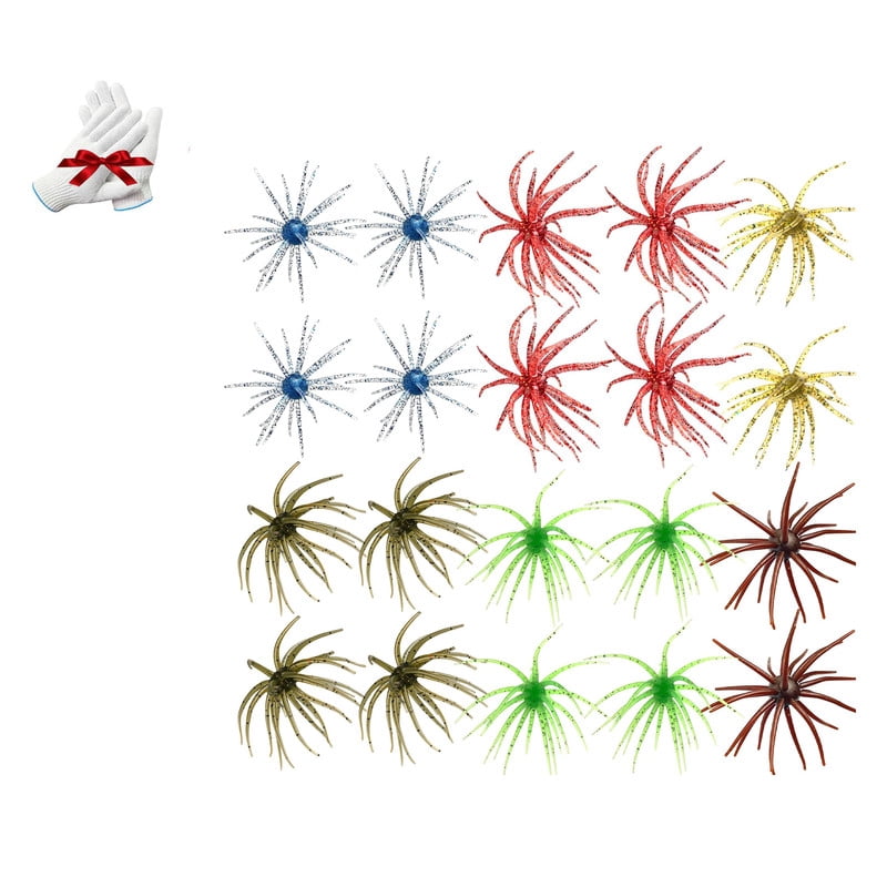 20pcs Sea Urchin Lure, Sea Urchin Bass Bait, Creature Bait Dice Baits ...