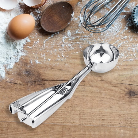 Peggybuy 1pc Ice Cream Mash Potato Scoop Stainless Steel Spoon Spring ...