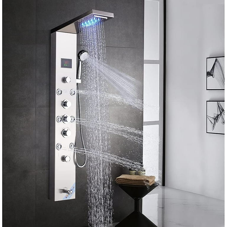 With Panels Shower Heads Jets