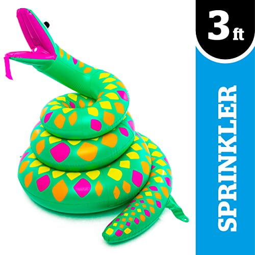 BigMouth Inc. Snake Inflatable Kids Yard Sprinkler - Hilarious 3.5-Foot ...