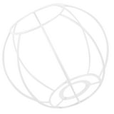 MLINS Metal Lamp Shade Frame Table Lampshades Light Cover Frames White ...