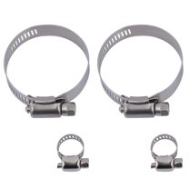AUTOMUTO universal Oil Radiator Hose Clamps Kit 8-10mm 27-51mm 4pcs ...