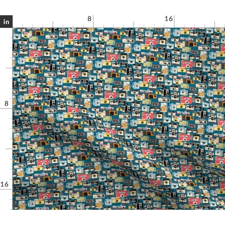 Camera Pattern Fabric