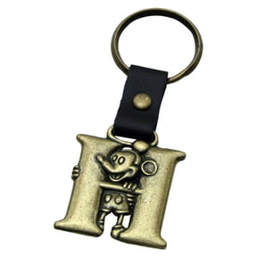 Mickey Mouse Letter S Brass Key Chain - Walmart.com