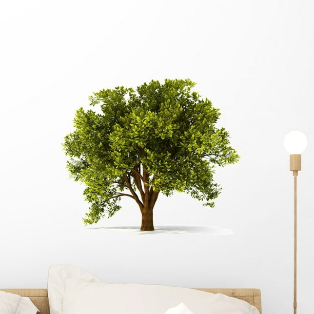 3D Summerl Tree Wall Decal by Wallmonkeys Peel and Stick Graphic (18 in ...