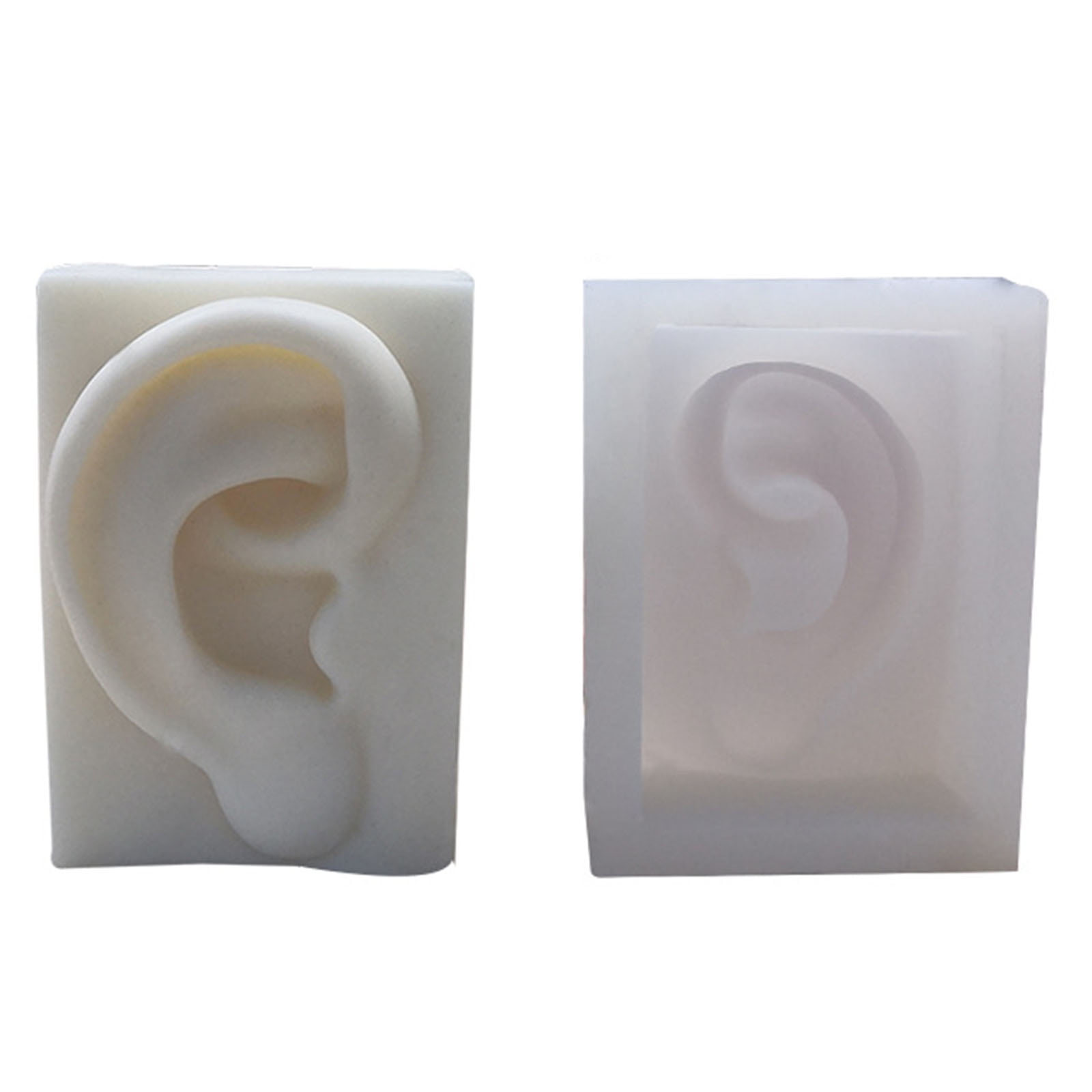 Flexible 3D Ear Mouth Eye Nose Resin Mold Reusable Silicone Casting ...