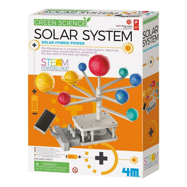 4M Solar System Solar Hybrid Power Steam Science Kit - Walmart.com