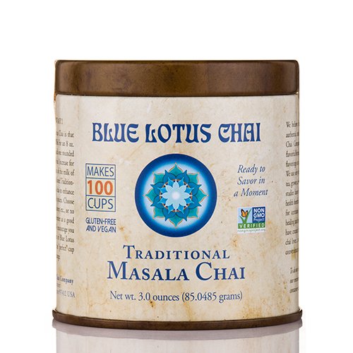 Traditional Masala Chai Tin - 3 oz (85.0485 Grams) by Blue Lotus Chai ...