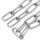 KOHAND 32.8 Feet 1/8 inch Stainless Steel Chain Link, 3mm x 10m Metal ...