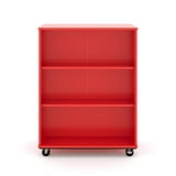 Tot Mate Open Double Sided 3 Tier Mobile Shelves Wooden Classroom ...
