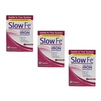 Slow Fe Iron Supplement, Slow Release Tablets for Iron Deficiency, High ...
