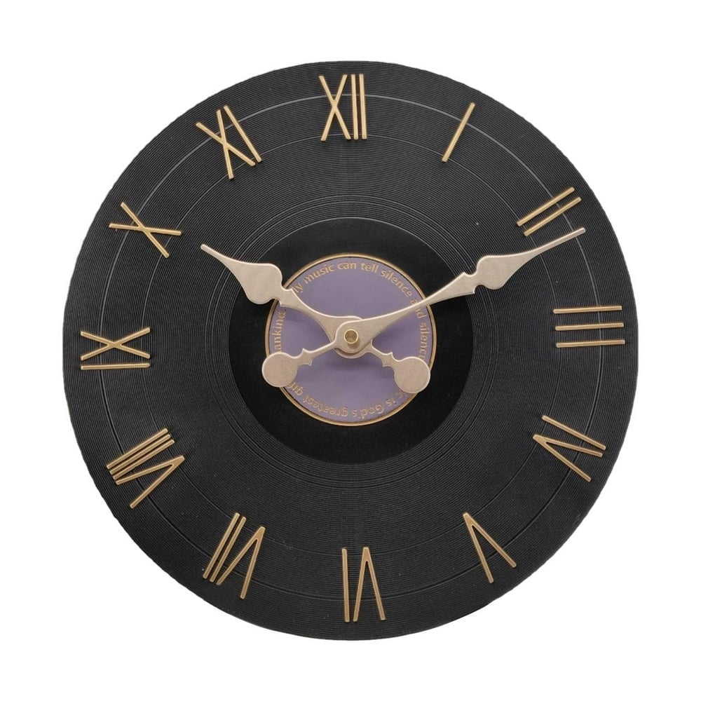 AMERTEER Decorative Outdoor Wall Clock Resin Crafts Station Waterproof ...