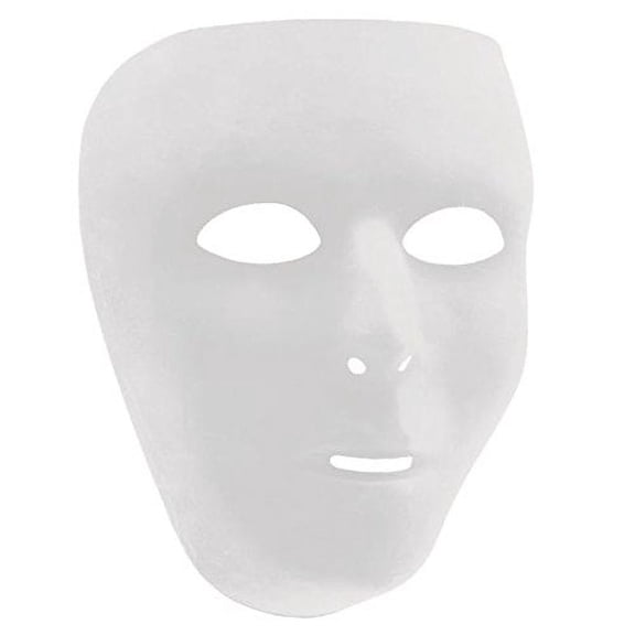 Amscan, Horror Skull Mask, White Skeletal Face with Black Eye Sockets ...
