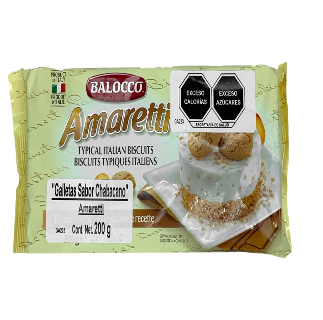 Galleta Amaretti Balocco Italiana 200 gr Sabor Original Balocco ...