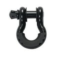 Hyper Tough 3/4-inch D-Ring Shackle, Black, 10,000LBS Heavy-Duty Drop ...
