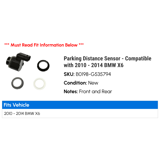 Parking Distance Sensor - Compatible with 2010 - 2014 BMW X6 2011 2012 ...