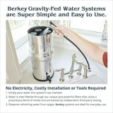 Big Berkey 2.25 Gallon Portable Drinking Water Filtration System and ...