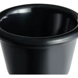 TrueCraftware - Set of 12- Plastic 2-1/2 oz. Smooth Ramekin Black Color ...