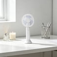 5 Pack Portable Handheld Fan Small Desktop Fan With 3 Adjustable Speeds ...
