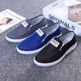 2026 Men Casual Shoes Slip on Canvas Fashion Sneakers Breathable Summer ...