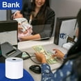 2 Ply Carbonless Rolls 3" X 95 Feet White/Yellow Receipt Paper for ...