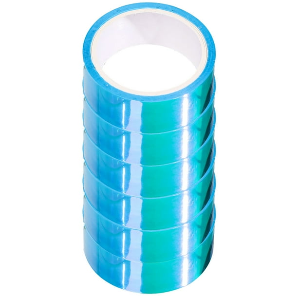 6 Rolls Holographic Colored Masking Tape Set, Rainbow Translucent ...