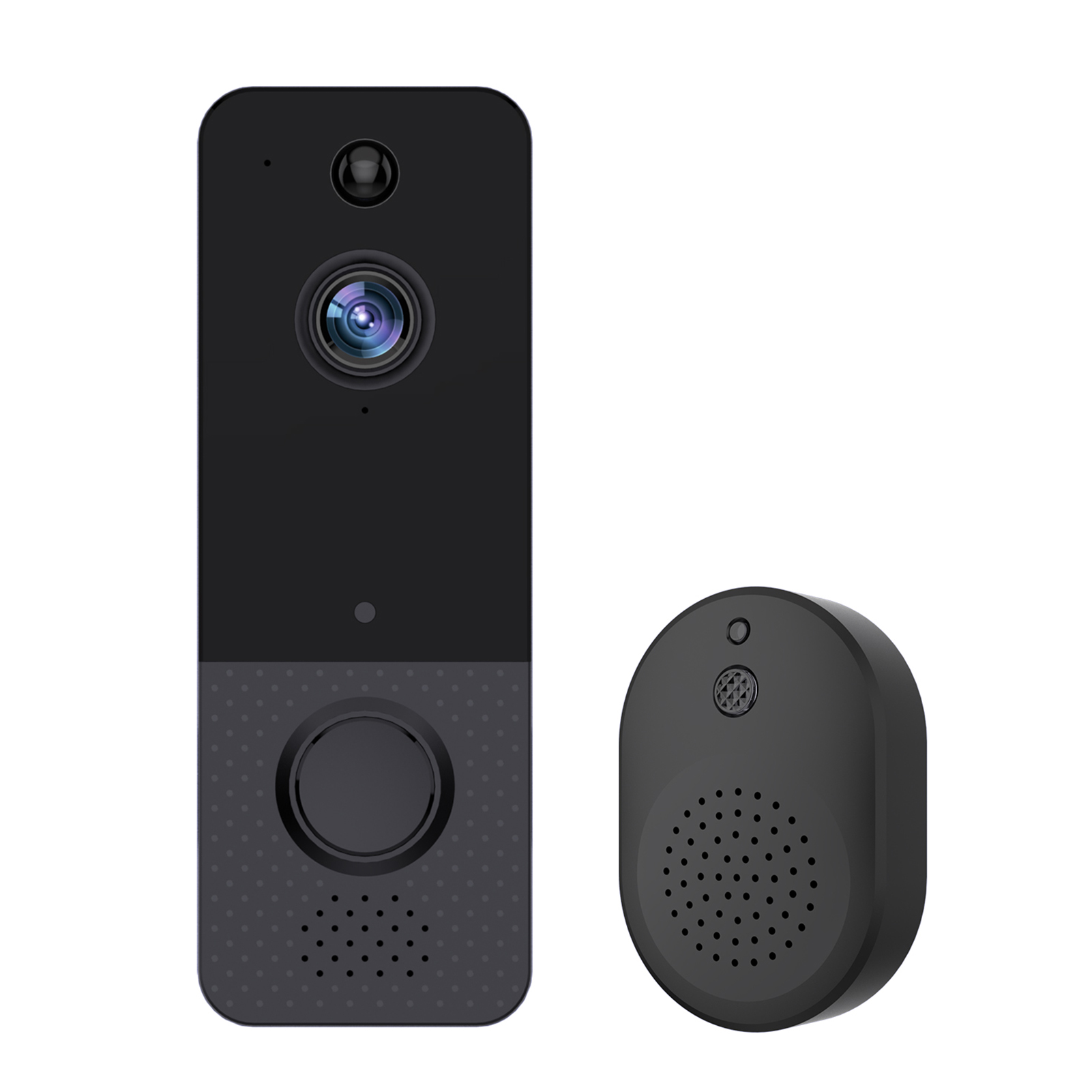 WIFI Timbre Cámara Inalámbrica con timbre interior IP65 Video Timbre a ...