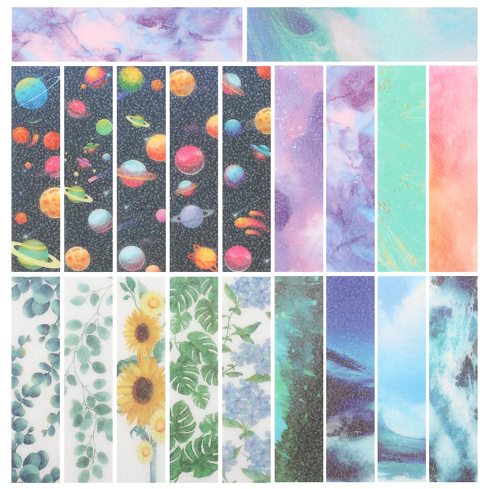 20pcs Sensory Strips For Desk Textured Sensory Stickers Stress Relaxing ...