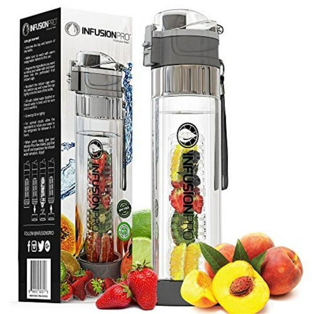 Infusion Pro Water Infuser Bottle - 24 oz Infused Water Bottle bpa Free ...