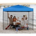 10×10FT Canopy Tent Replacement Top, Instant Pop Up Canopy Straight Leg ...