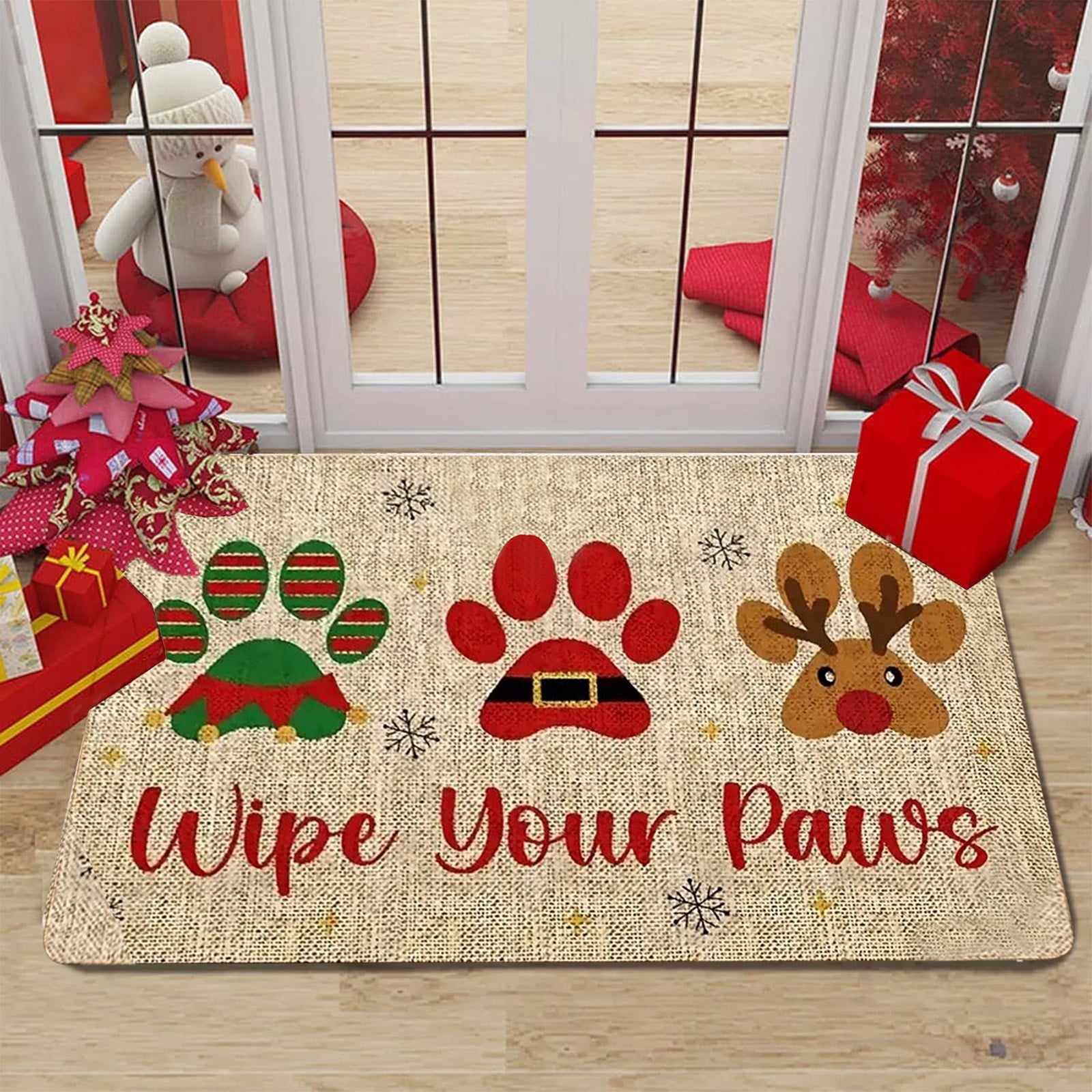 Click here for Dvkptbk Christmas Decoration Carpet Outdoor Porch... prices