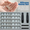 MEDca Hearing Aid Domes, Silicone Replacement Earbud Tips, Soft ...