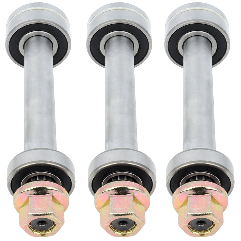 Pack of 3 ECCPP Spindle Assembly w/BEARINGS AND NUT Lawn Mower Spindles ...