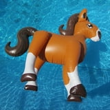 Large 48" Inflatable Pony Swimming Pool Float Water Blow Up Swim Toy ...