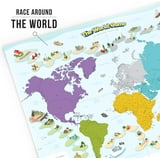 The World Game, Fun Educational Geography Board Game for Kids & Adults ...