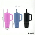 ZULU Pace 40oz Tumbler with handle, Black - Walmart Business Supplies