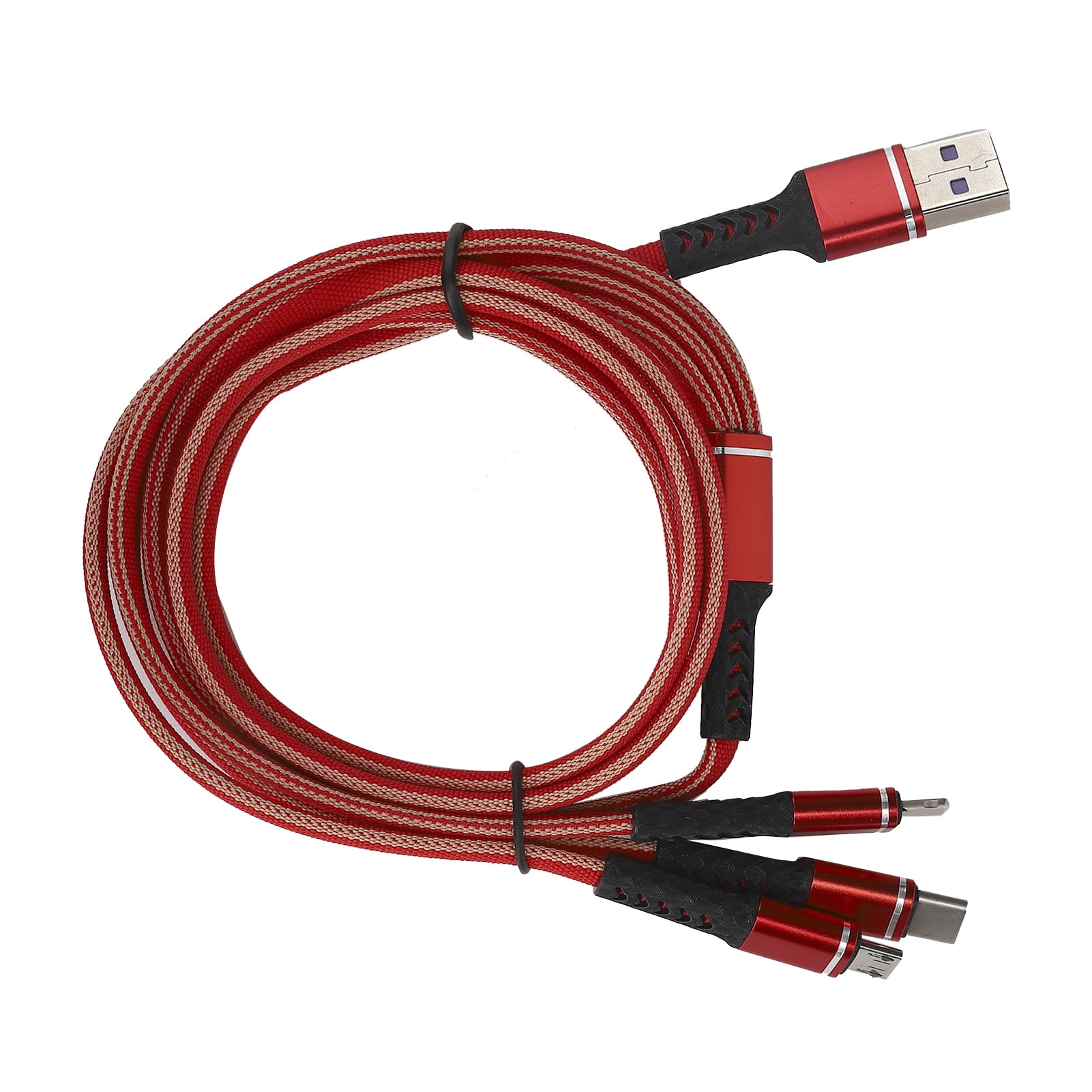 Cable de carga múltiple 3 en 1 Cargador 3A con TypeC / para IOS ...
