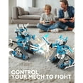 5 in 1 STEM RC Robot Building Kit, 398PCS APP & Remote Control Blocks DIY Engineering Robotics ...