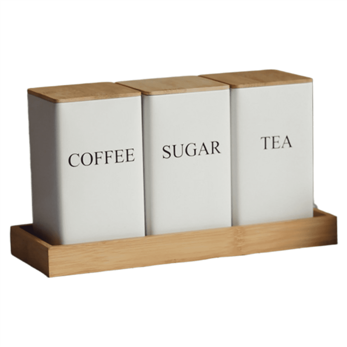 Click here for Unbranded 3pcs Set Tea Coffee Sugar Canister Set W... prices