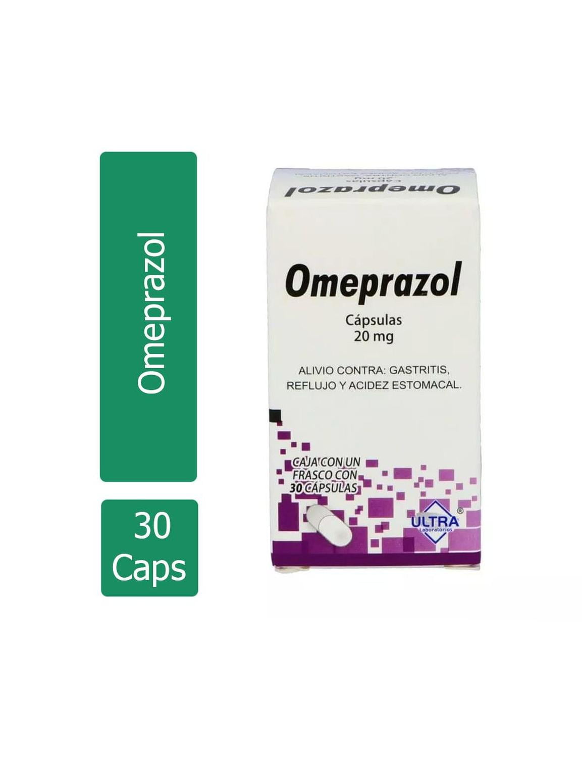 Omeprazol 20 mg Caja Con Frasco Con 30 Cápsulas Ultra Laboratorios PIEZA | Walmart en línea