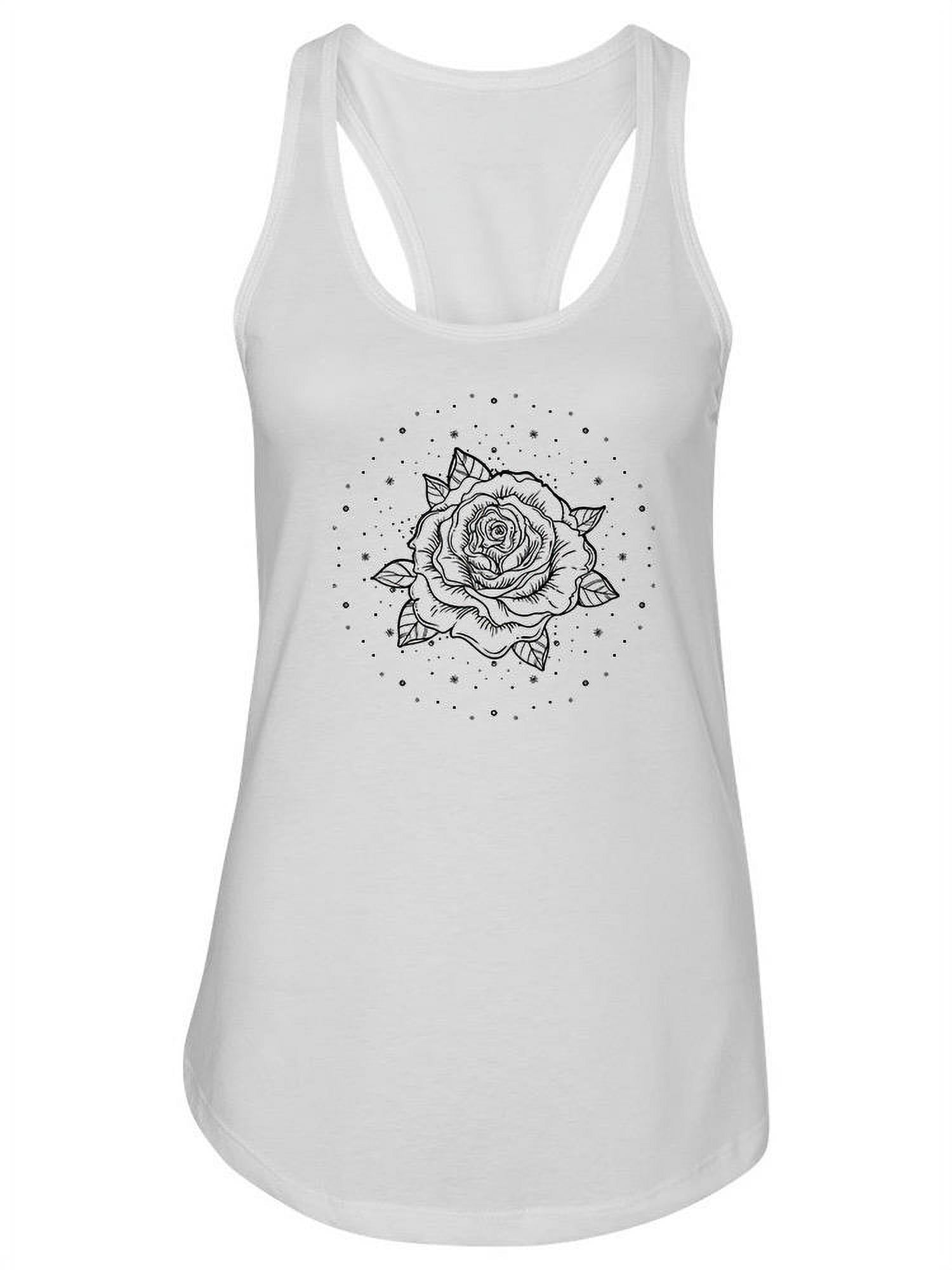 Sacred Geometry Rose Tank Women -Image by Shutterstock, Female Large ...