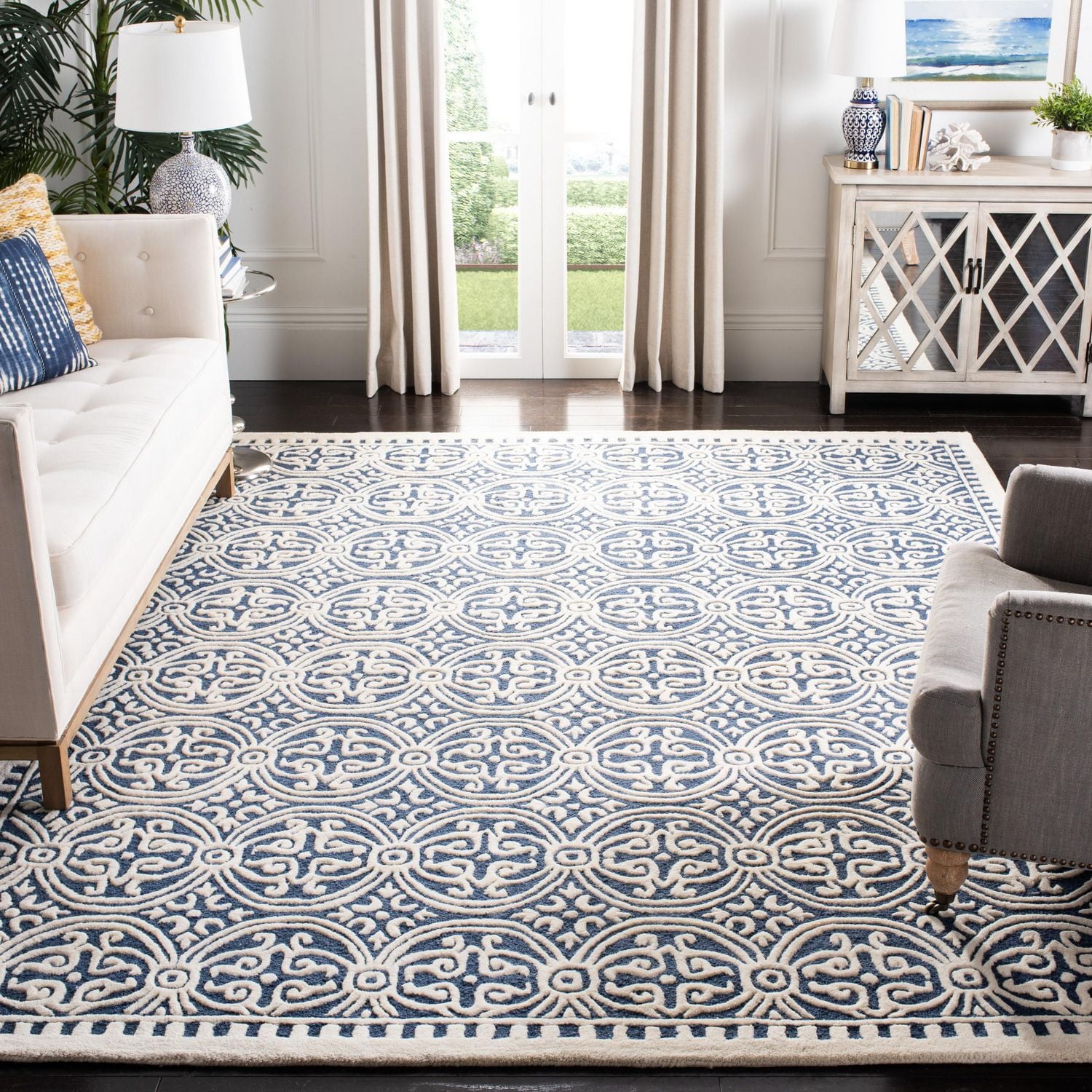 Click here for Safavieh Cambridge Leslie Geometric Area Rug 10 Ft... prices